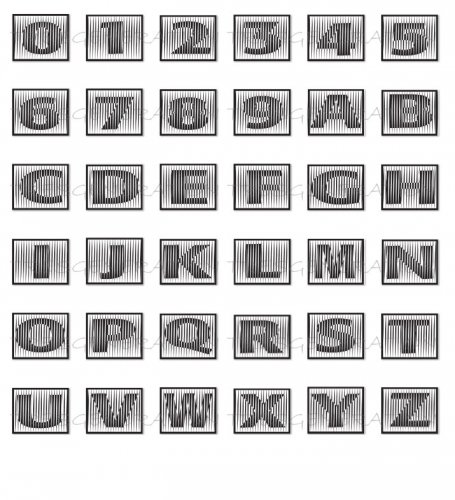 Block Font SVG Block Bar Alphabet Letters PNG PDF DXF - SVG ...